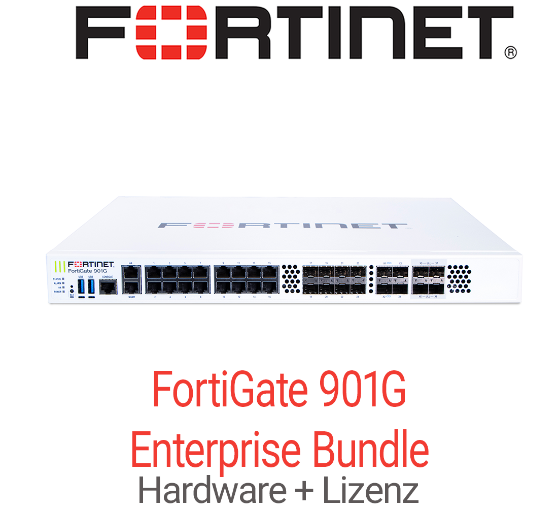 Fortinet FortiGate-901G - Enterprise Bundle (Hardware + License) (FG ...