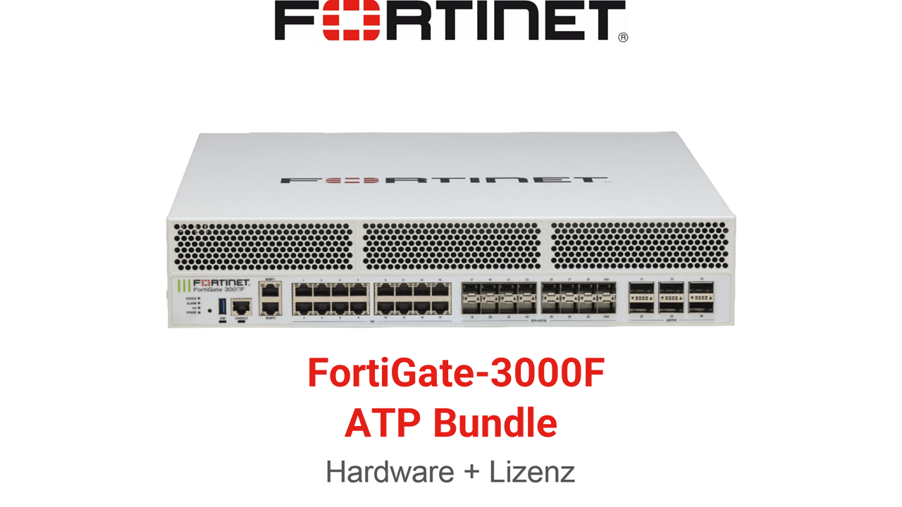 Fortinet FortiGate-3000F - ATP Bundle (Hardware + License) (FG-3000F ...