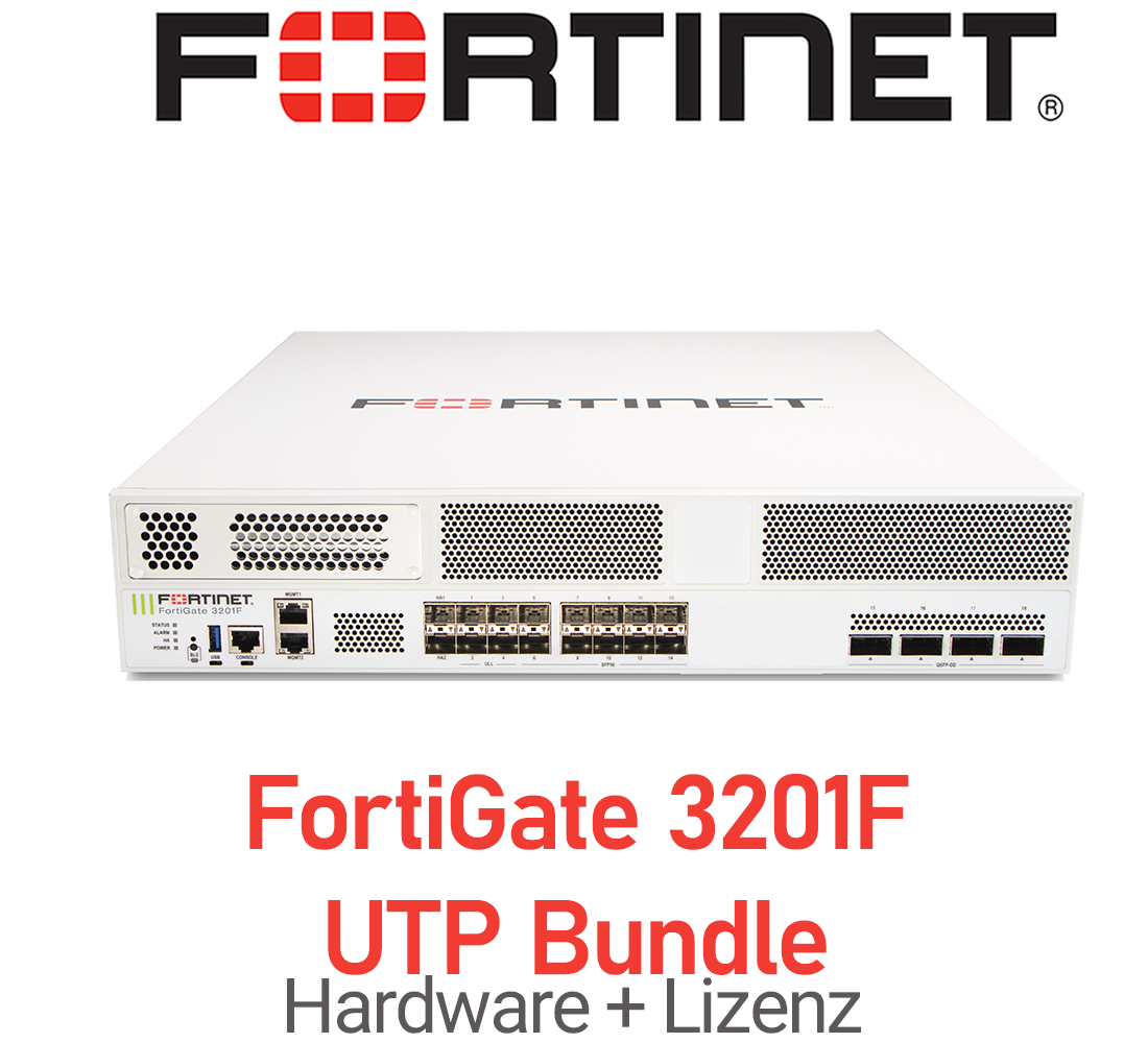 Fortinet FortiGate-3201F - UTM/UTP Bundle (Hardware + Lizenz) | UTP ...