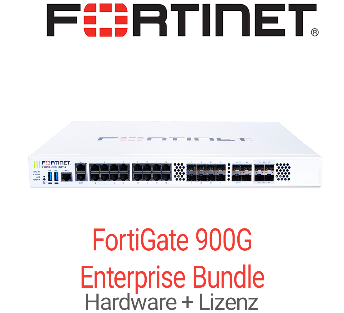 Fortinet FortiGate-901G - Enterprise Bundle (Hardware + Lizenz ...