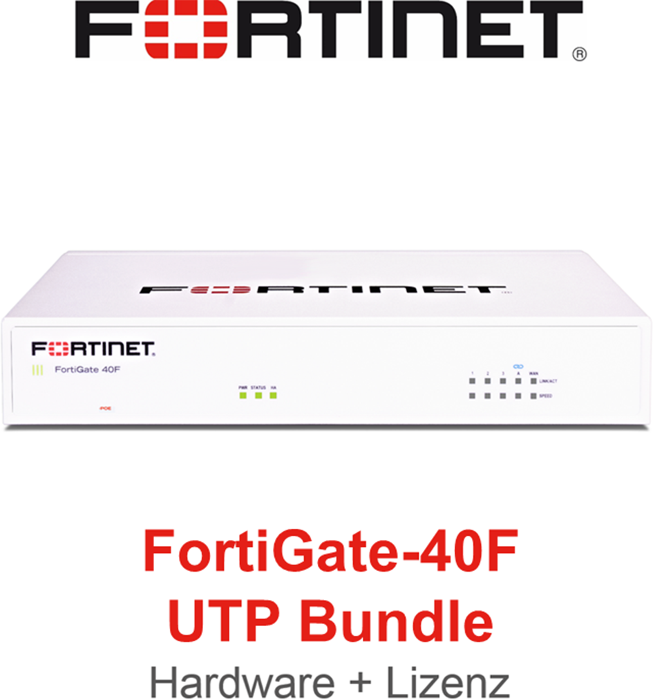 Fortinet FortiGate-40F - UTM/UTP Bundle (matériel + licence) (FG-40F ...